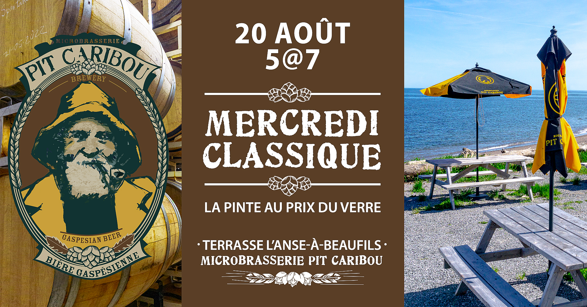 Mercredi classique en 5 à 7 sur la terrasse de la Microbrasserie Pit ...