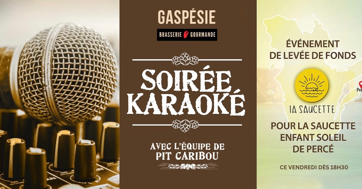 Karaoke evening with the Pit Caribou team to support the Saucette ...
